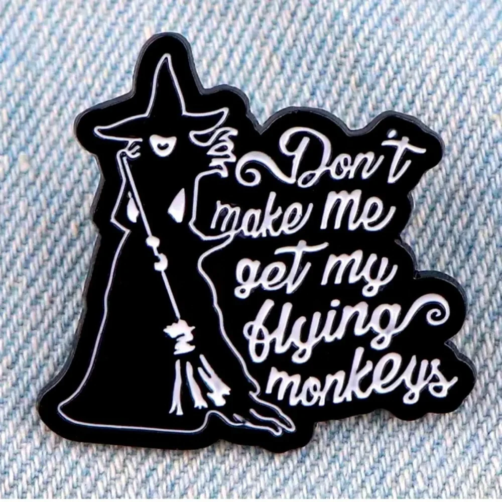 Jewelry | 325 Dont Make Me Get My Flying Monkeys Wizard Of Oz Wicked ...